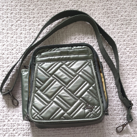 lug | Bags | Lug Quilted Crossbody Bag In Sage Green | Poshmark